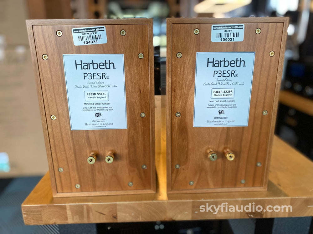 Harbeth P3ESR SE (Special Edition) Bookshelf Speakers, Like new and Sw