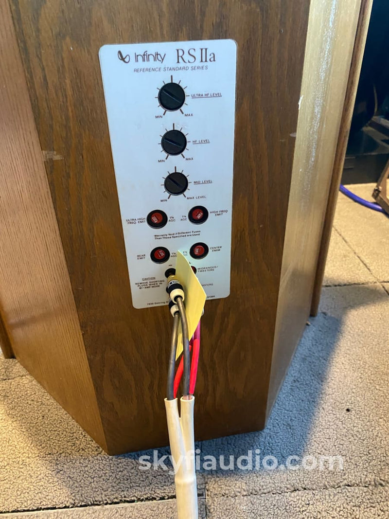 Infinity Reference Standard RS II-A Vintage Ribbon Speakers With LF EQ ...