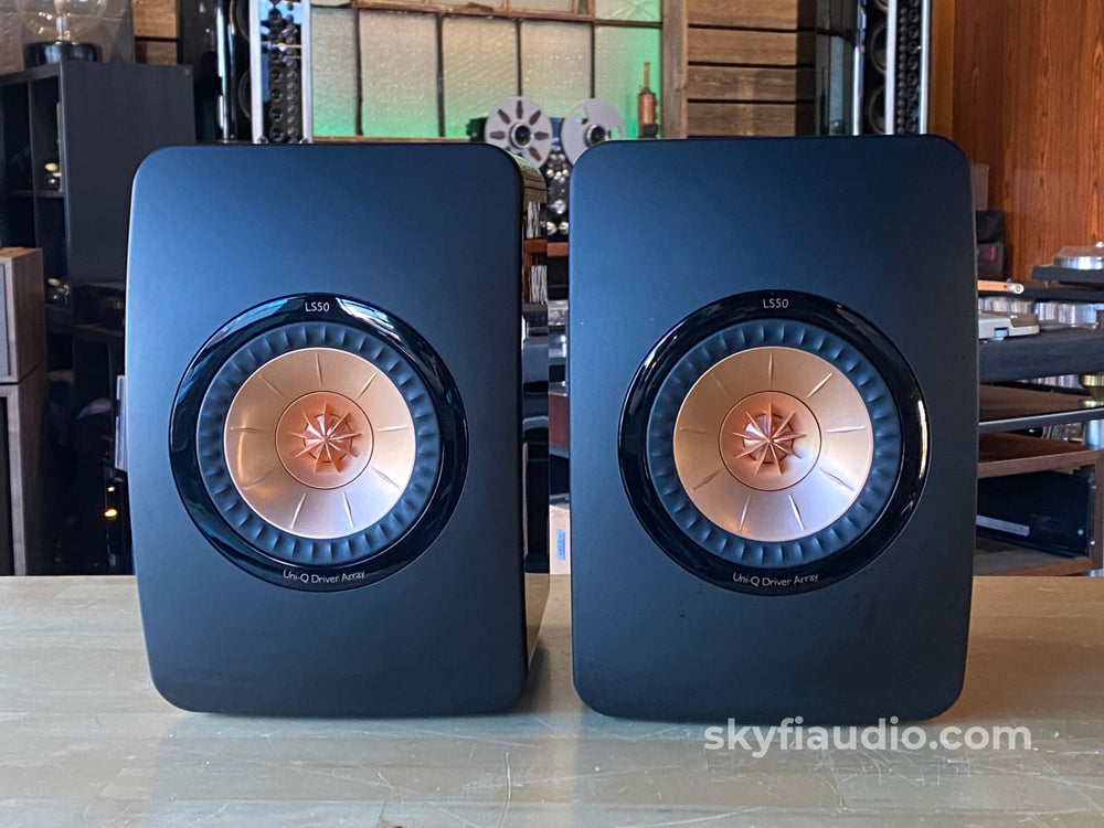KEF LS50 Bookshelf Speakers - Highly Reviewed, Stereophile Class A