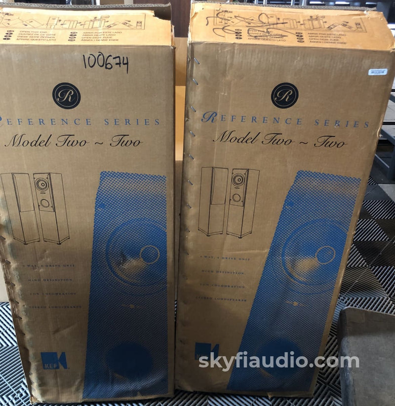 KEF Reference Model Two Speakers in Boxes – SkyFi Audio