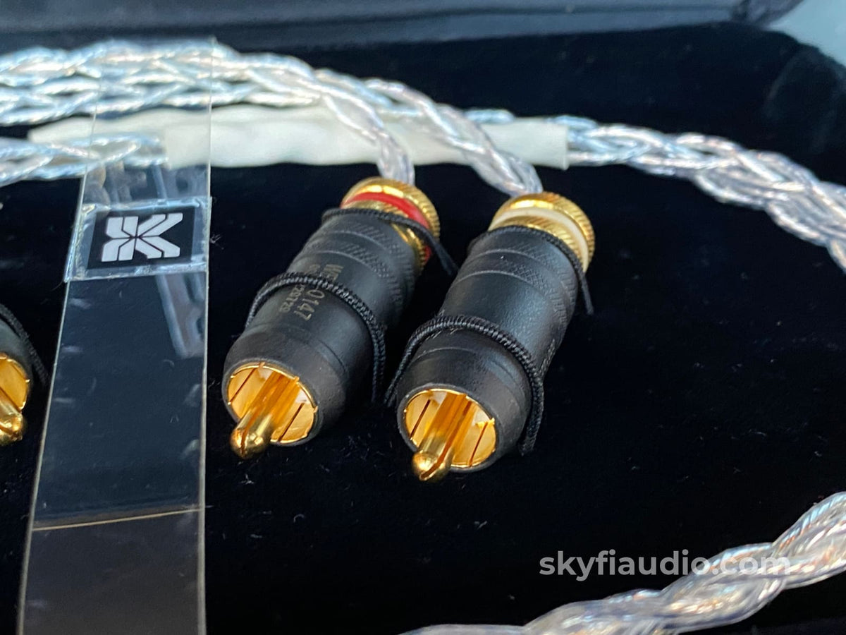 Kimber Kable KCAG RCA Audio Interconnects (Pair) w/WBT - 0.5m