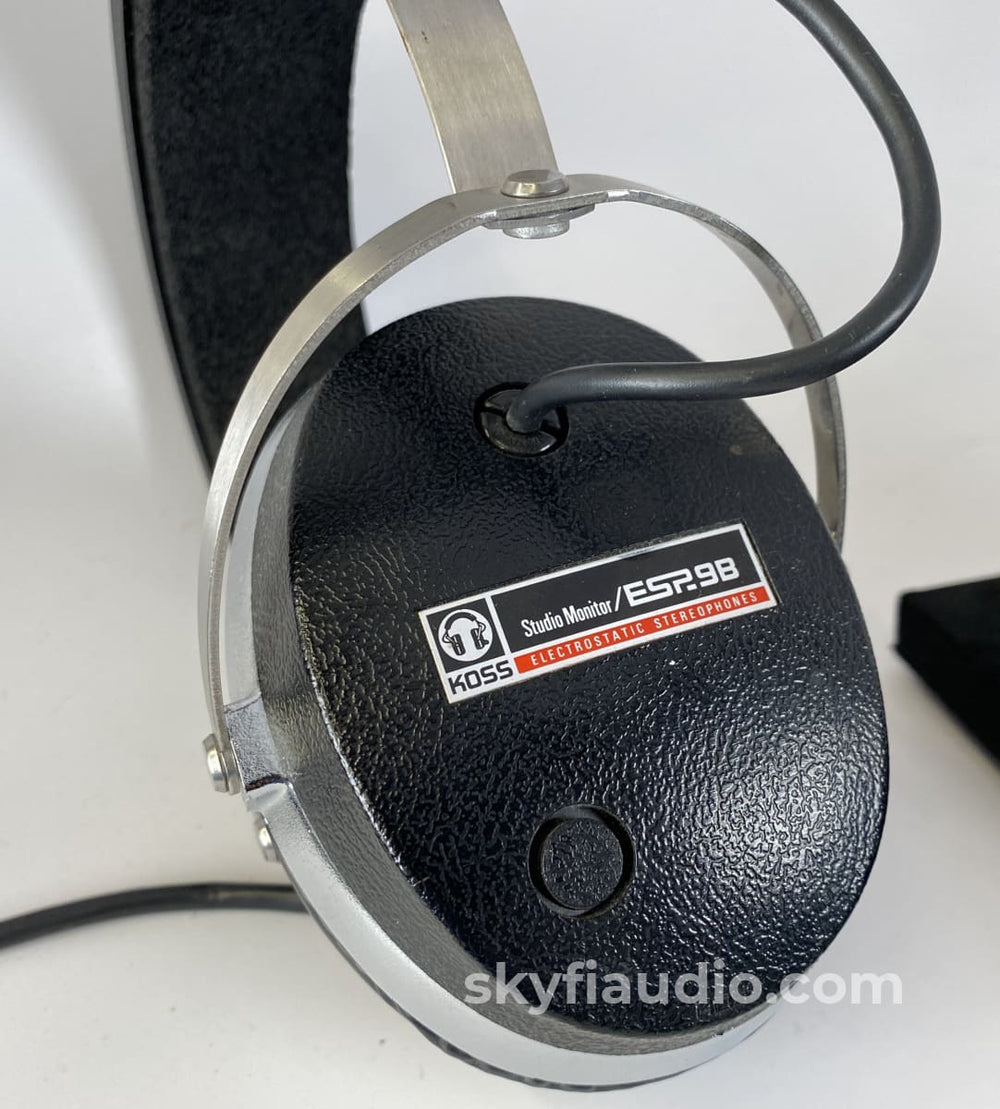 Koss Vintage Studio Monitor/ESP.9B Electrostatic Headphones + E/9B Ene
