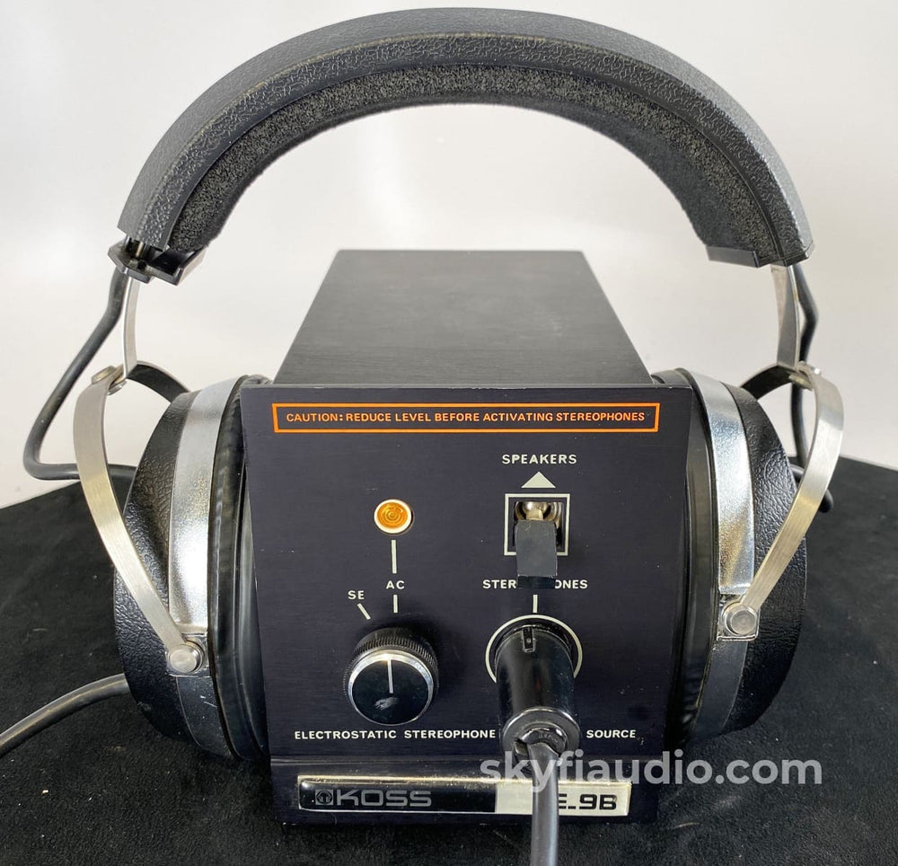Koss Vintage Studio Monitor/ESP.9B Electrostatic Headphones + E/9B Ene