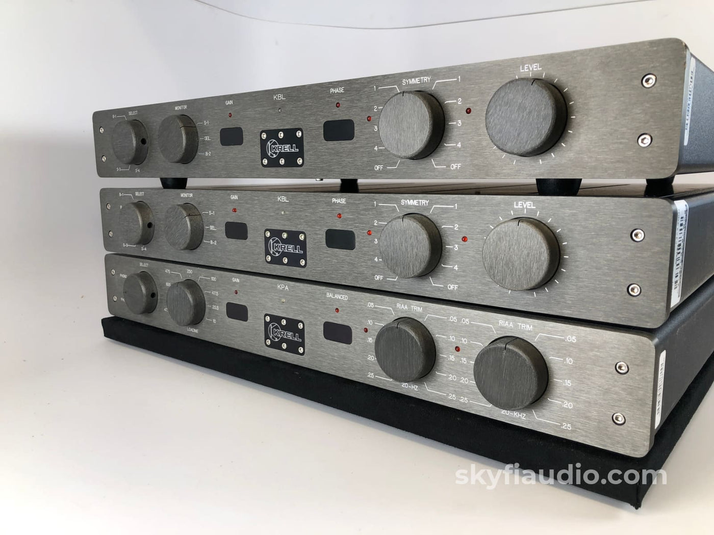 Krell KBL DUAL MONO Preamp Stack with KPA Phono Section - WOW!