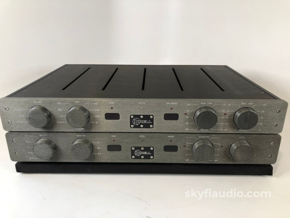Krell KBL + KPA Preamp/Phono Preamp Combo with Power Supply - Stereoph