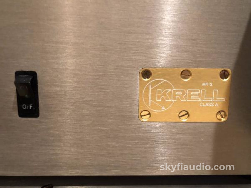 Krell KMA-200 Monoblock Solid State Power Amplifiers, CLASS A – SkyFi Audio