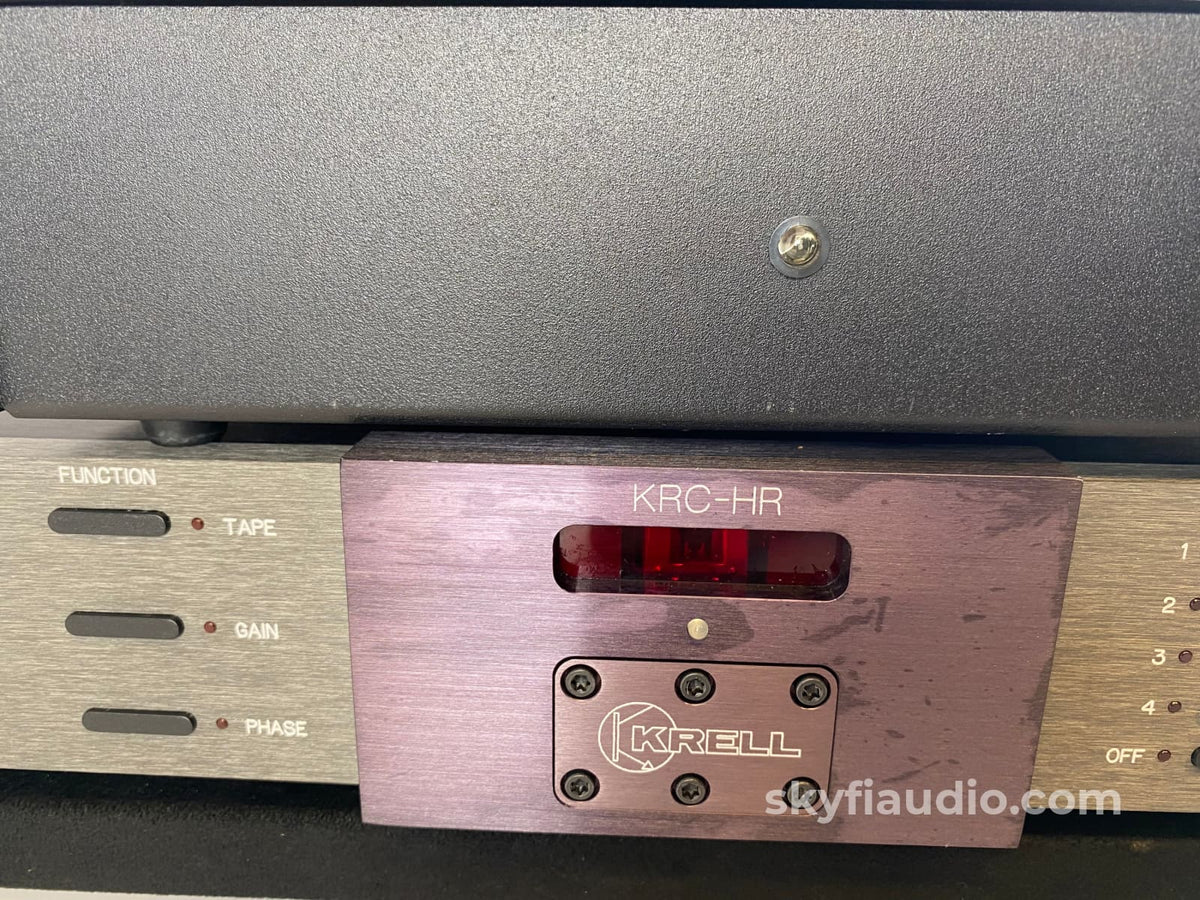 Krell KRC Preamplifier with Separate Power Supply, Complete Package Se