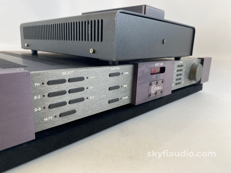 Krell KRC Preamplifier with Separate Power Supply, Complete Package Se ...