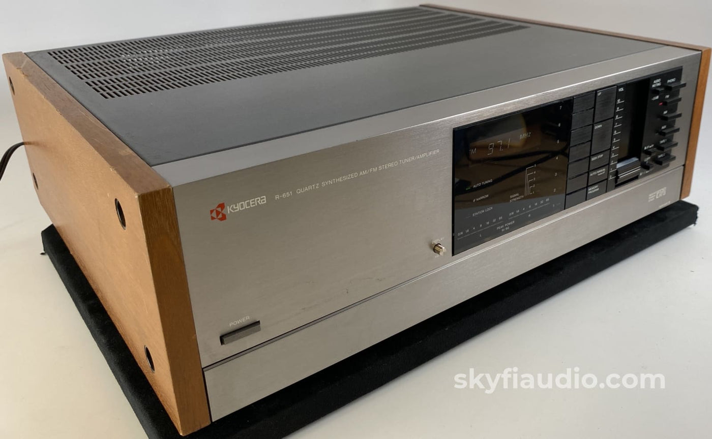 Kyocera R-651 Vintage AM/FM Stereo Receiver w/Phono