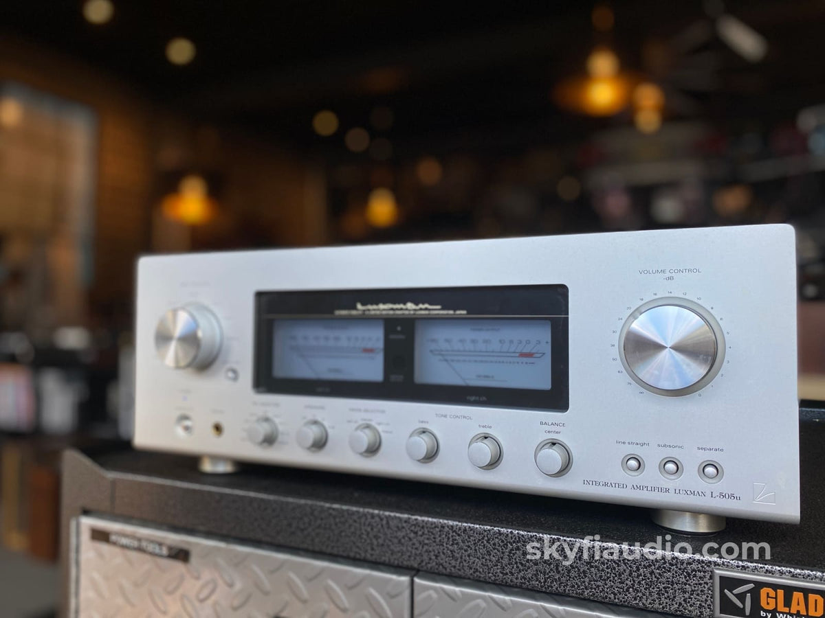 Luxman L-505u Integrated Amplifier with Phono and Meters
