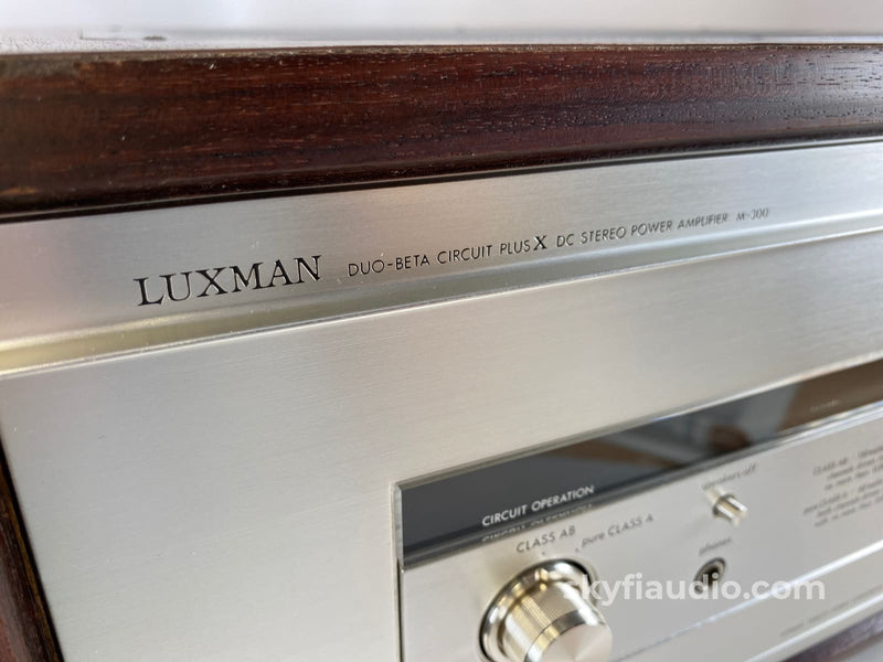 Luxman M-300 Vintage Solid State Amplifier - Serviced Plus Refinished
