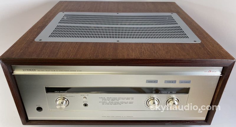 Luxman M-300 Vintage Solid State Amplifier - Serviced Plus Refinished ...