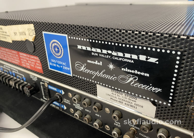 Marantz Model 19 Stereophonic Receiver With Scope - Super Minty - One ...