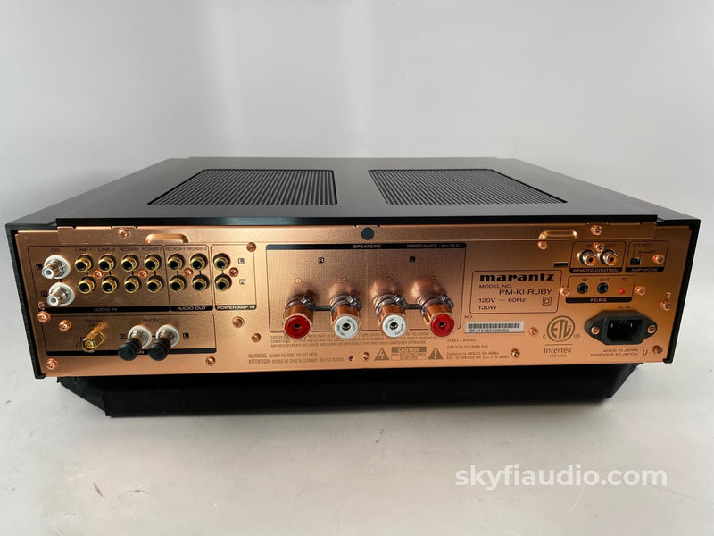 Marantz PM-KI Ruby Integrated Amplifier - Ken Ishiwata Signature Refer ...