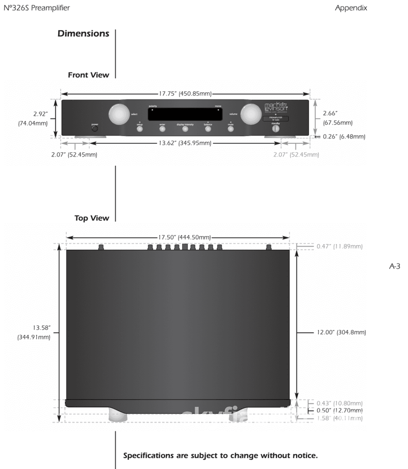 Mark Levinson No. 326S Line Stage Preamplifier with Remote – SkyFi Audio
