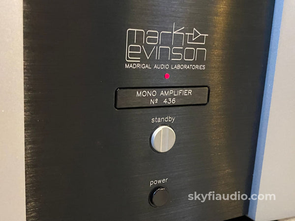Mark Levinson No. 436 Monoblock Amplifiers - REBUILT – SkyFi Audio