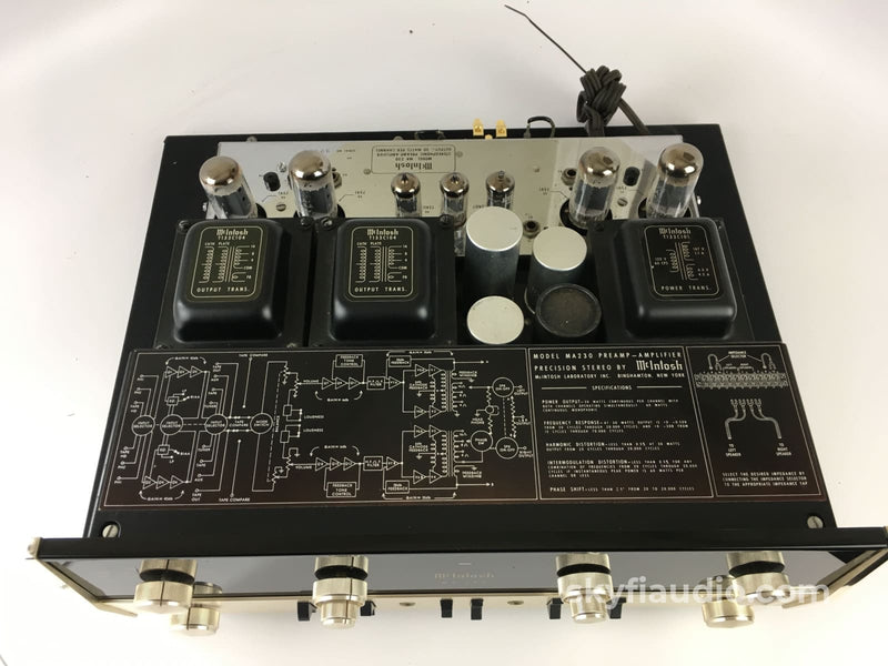 McIntosh MA230 Tube Integrated Amplifier – SkyFi Audio