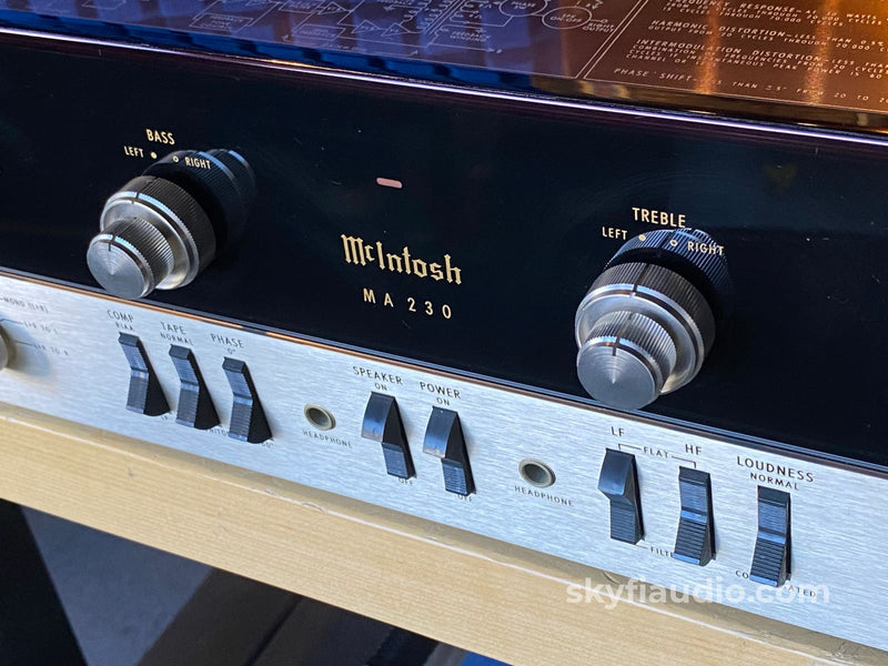 McIntosh MA230 Tube Integrated Amplifier - SKYFI RESTORED – SkyFi Audio