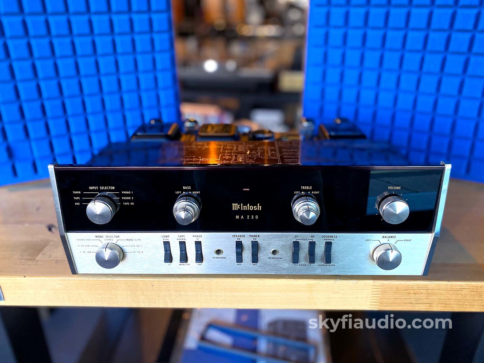 McIntosh MA230 Tube Integrated Amplifier - SKYFI RESTORED