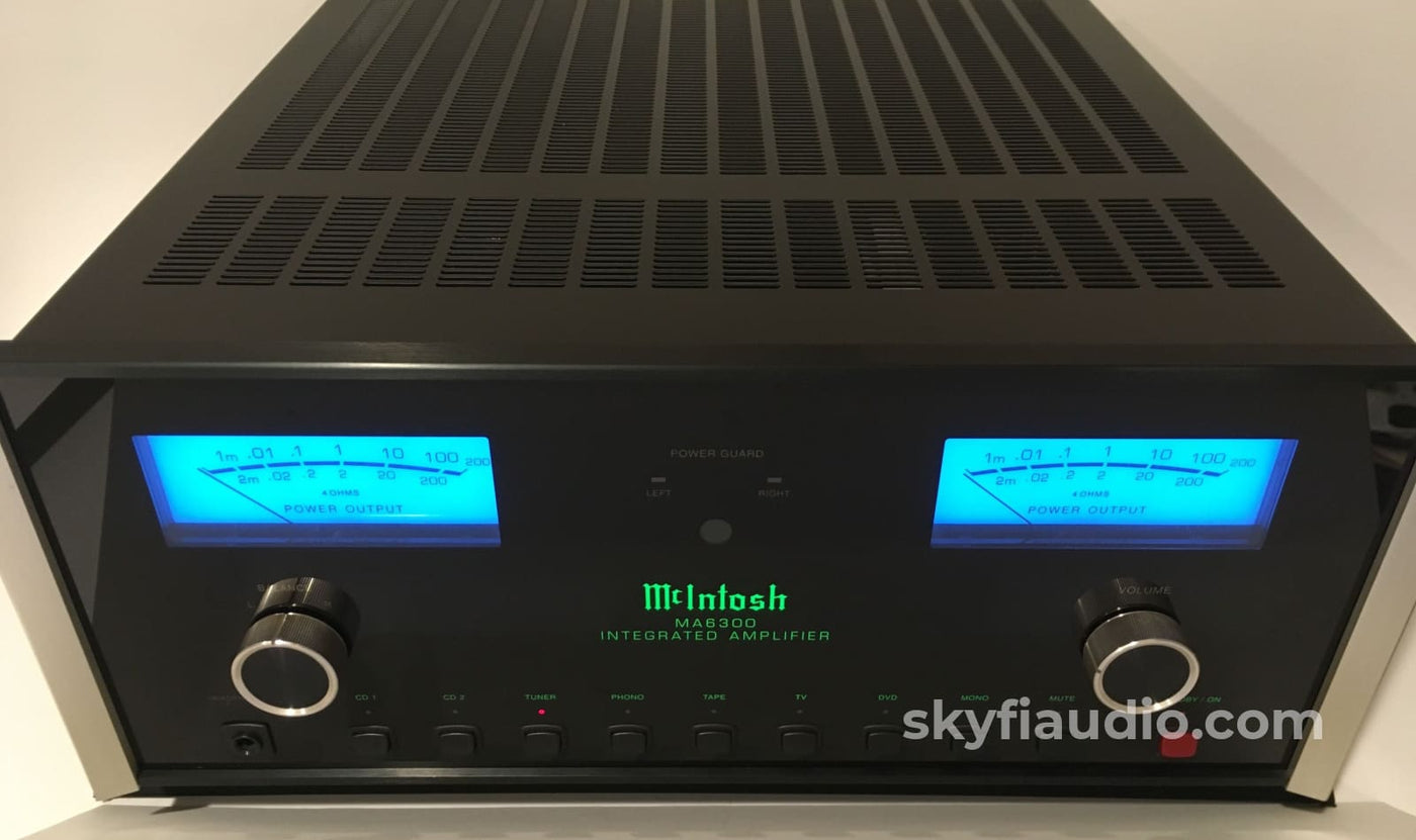 McIntosh MA6300 Integrated Amplifier - All Analog with Phono Input