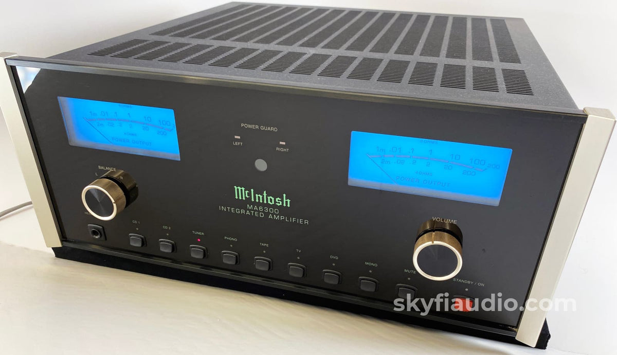 McIntosh MA6300 Integrated Amplifier - All Analog with Phono Input - L