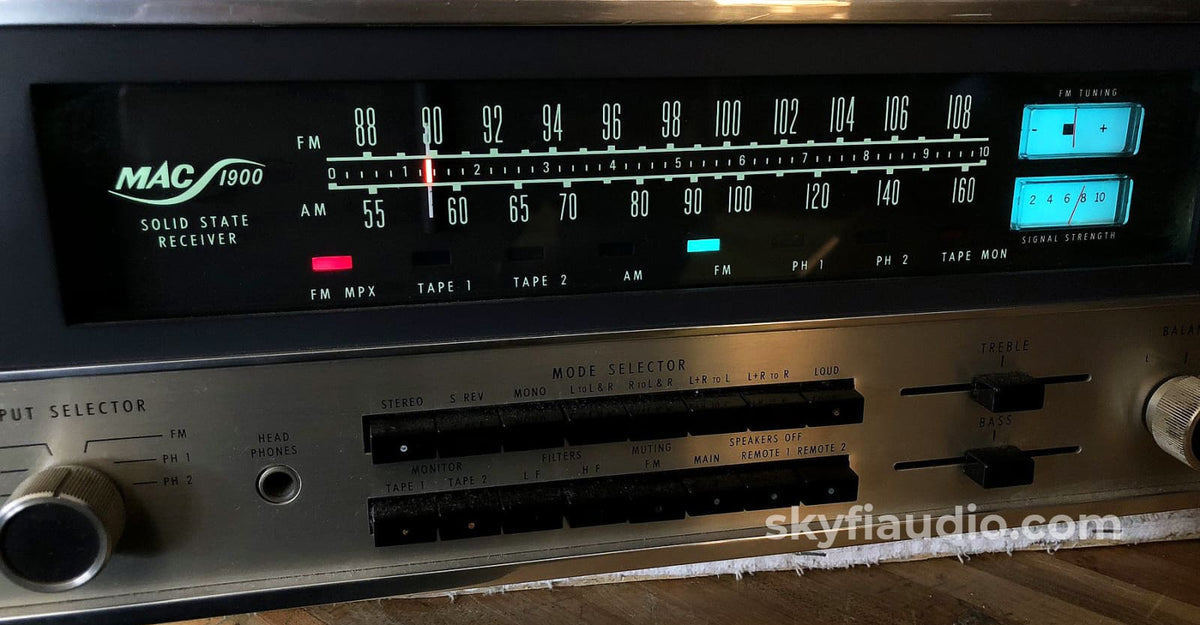 McIntosh MAC-1900 Vintage Receiver - Near Mint
