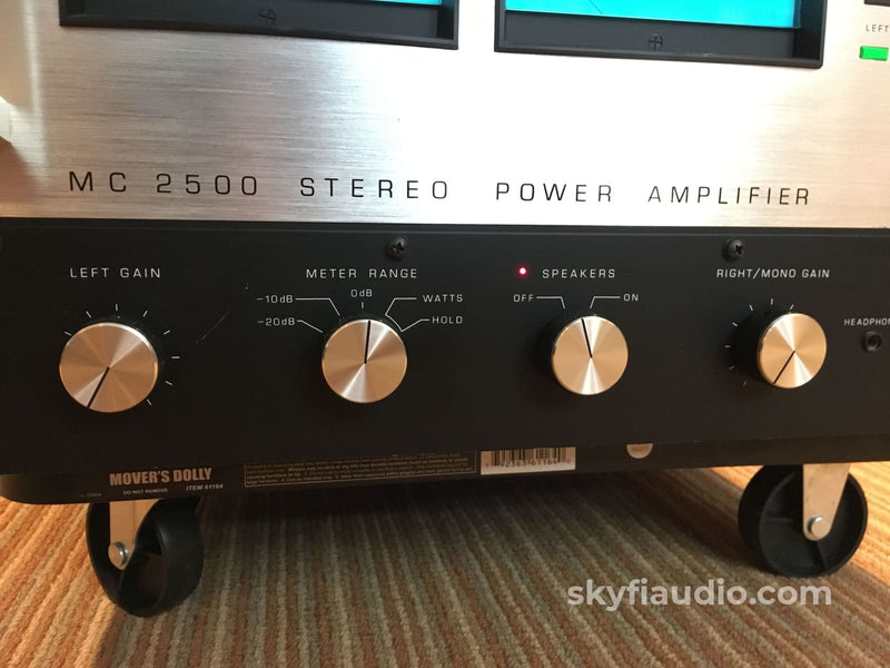 McIntosh MC-2500 Solid State Amplifier – SkyFi Audio