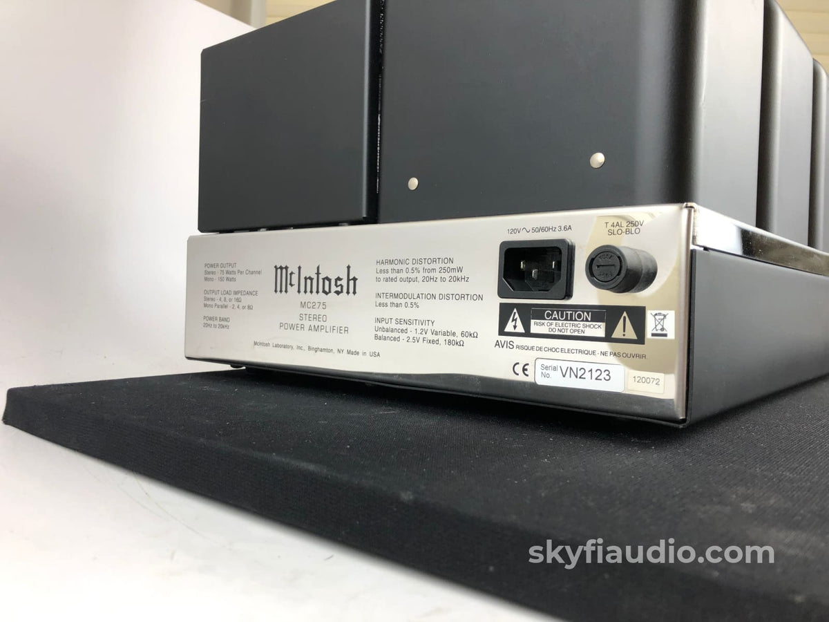 McIntosh MC-275 MK IV Tube Amplifier