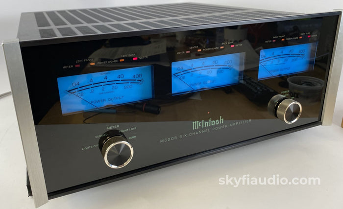 McIntosh MC206 - 6 Channel Audiophile Power Amplifier - 120W x 6!