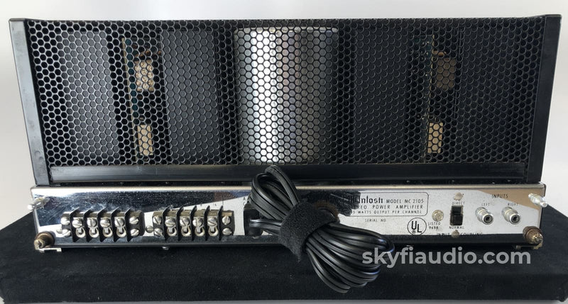 McIntosh MC2105 Solid State Vintage Amplifier - RESTORED and UPGRADED ...