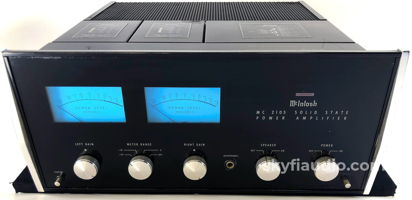 McIntosh MC2105 Solid State Vintage Amplifier - RESTORED and UPGRADED