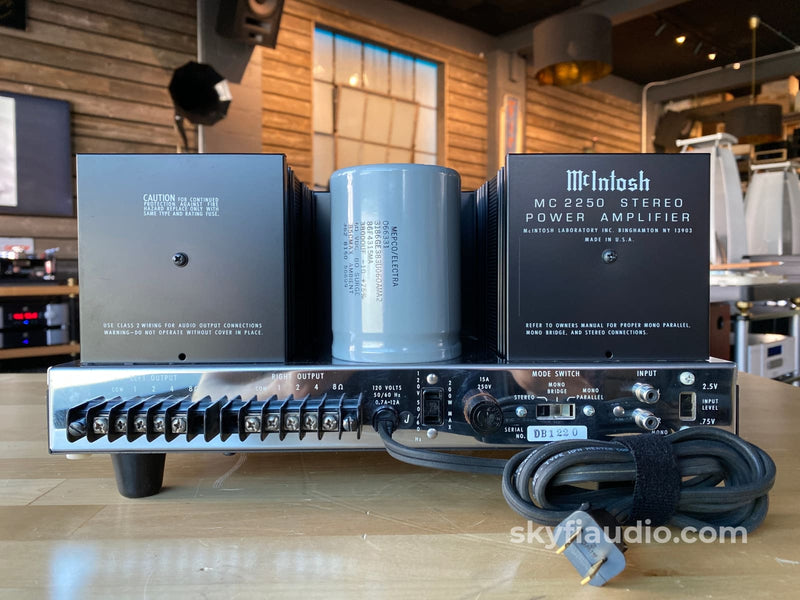 Mcintosh MC2250 "Darth Vader" Amplifier - Under 500 In Existence ...