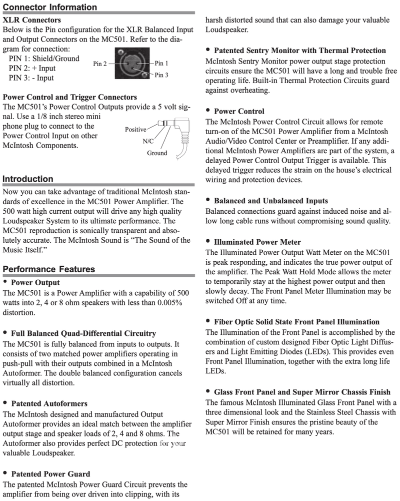McIntosh MC501 Monoblock Amplifiers 500W! Includes McIntosh Boxes ...