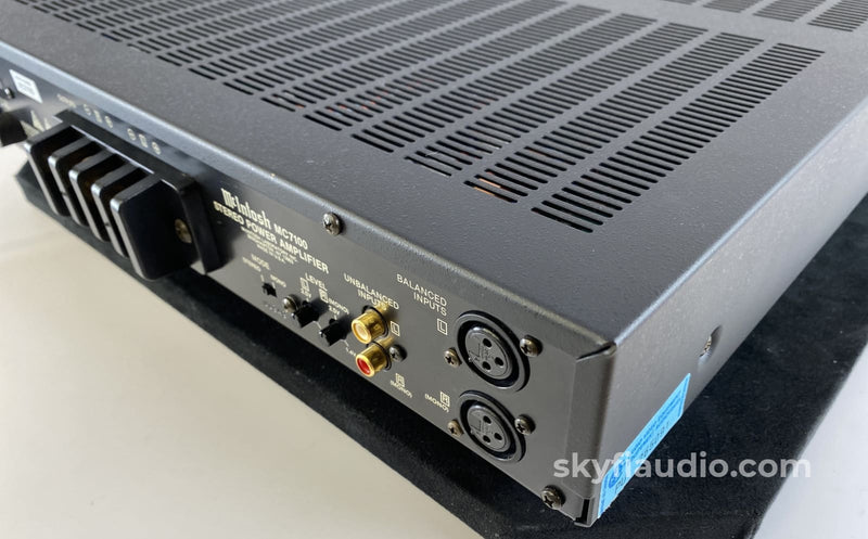 McIntosh MC7100 - Compact Yet Powerful Stereo Amplifier – SkyFi Audio