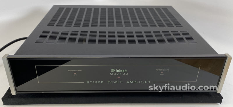 McIntosh MC7100 - Compact Yet Powerful Stereo Amplifier – SkyFi Audio