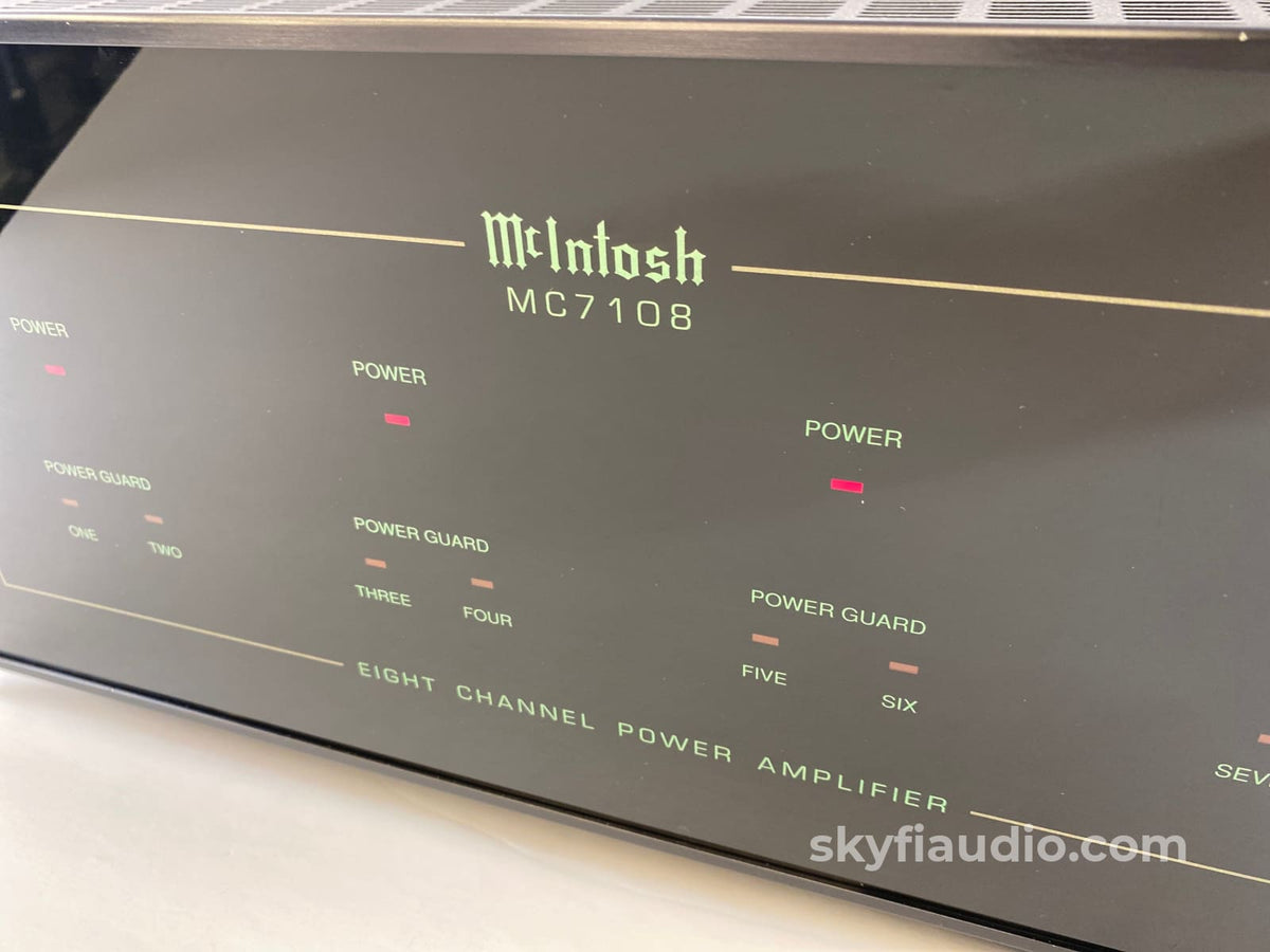 McIntosh MC7108 - 8 Channel Amplifier - Configurable and Near Mint
