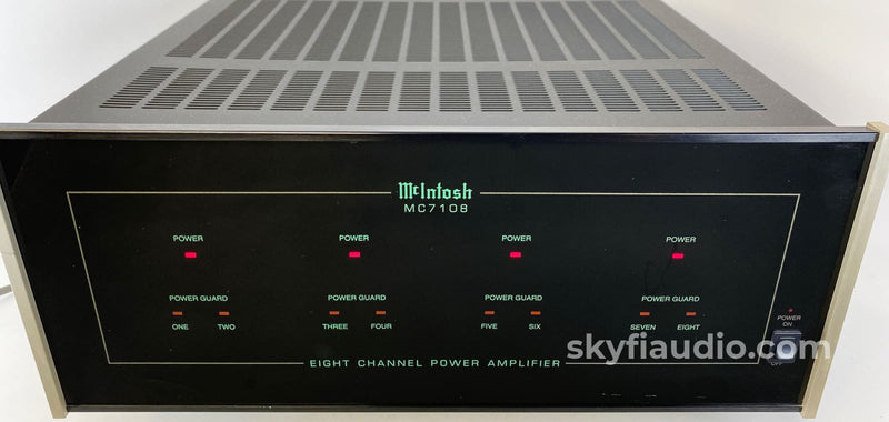 McIntosh MC7108 Eight Channel Amplifier - Configurable and Near Mint