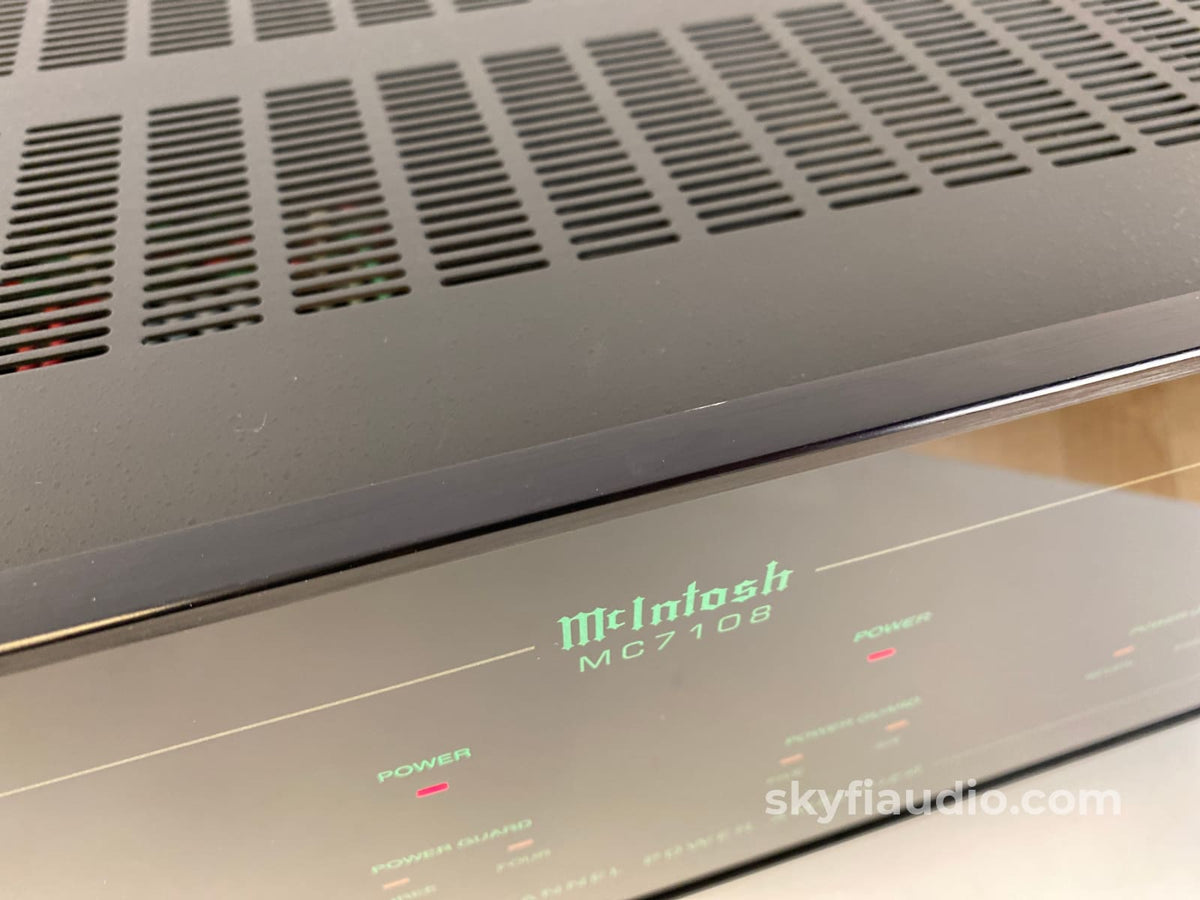 McIntosh MC7108 Eight Channel Amplifier - Configurable and Near Mint