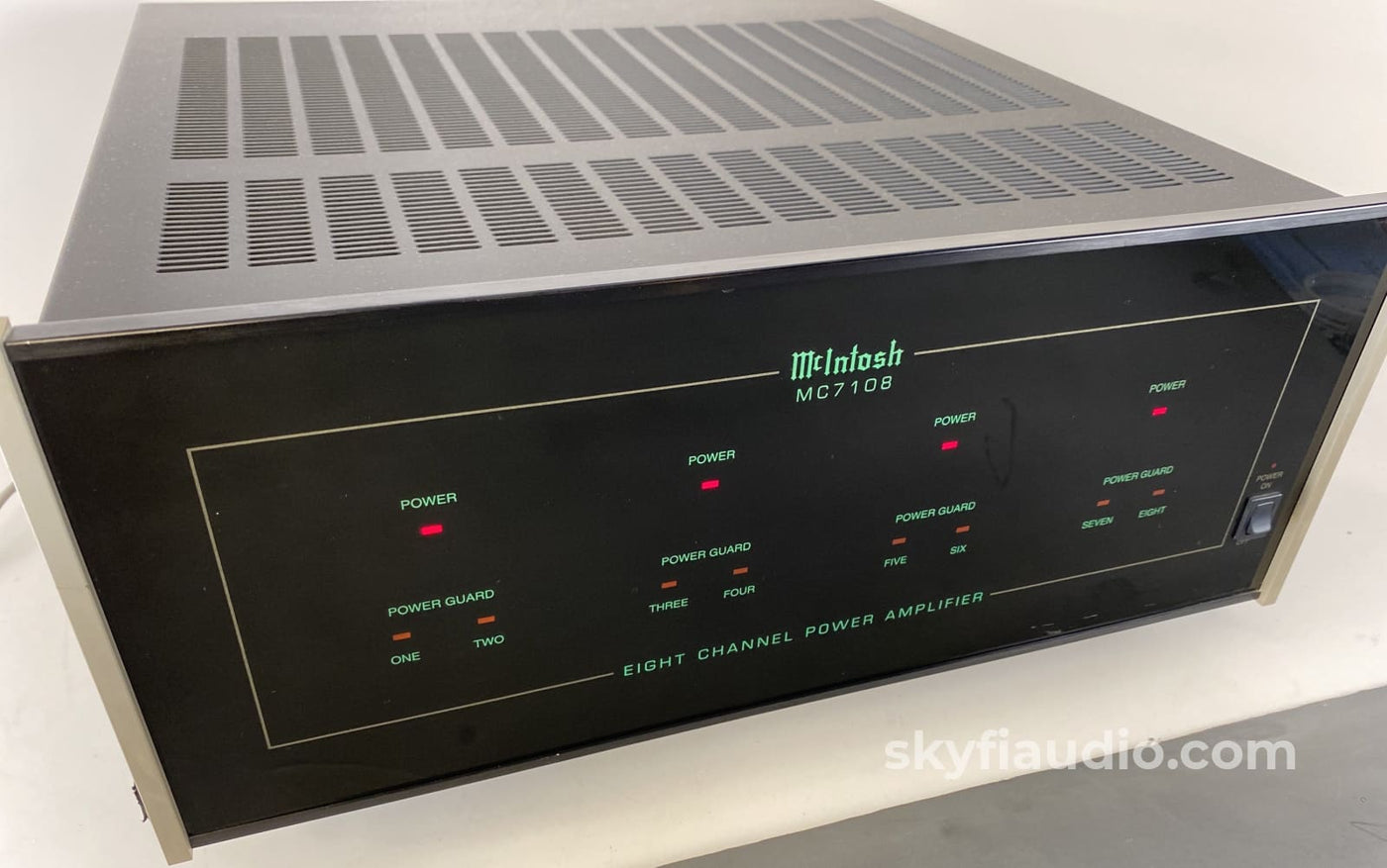McIntosh MC7108 Eight Channel Amplifier - Configurable and Near Mint