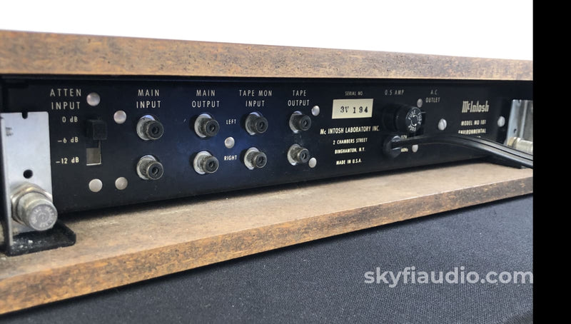 McIntosh MQ-101 Environmental Equalizer in Wood Case – SkyFi Audio