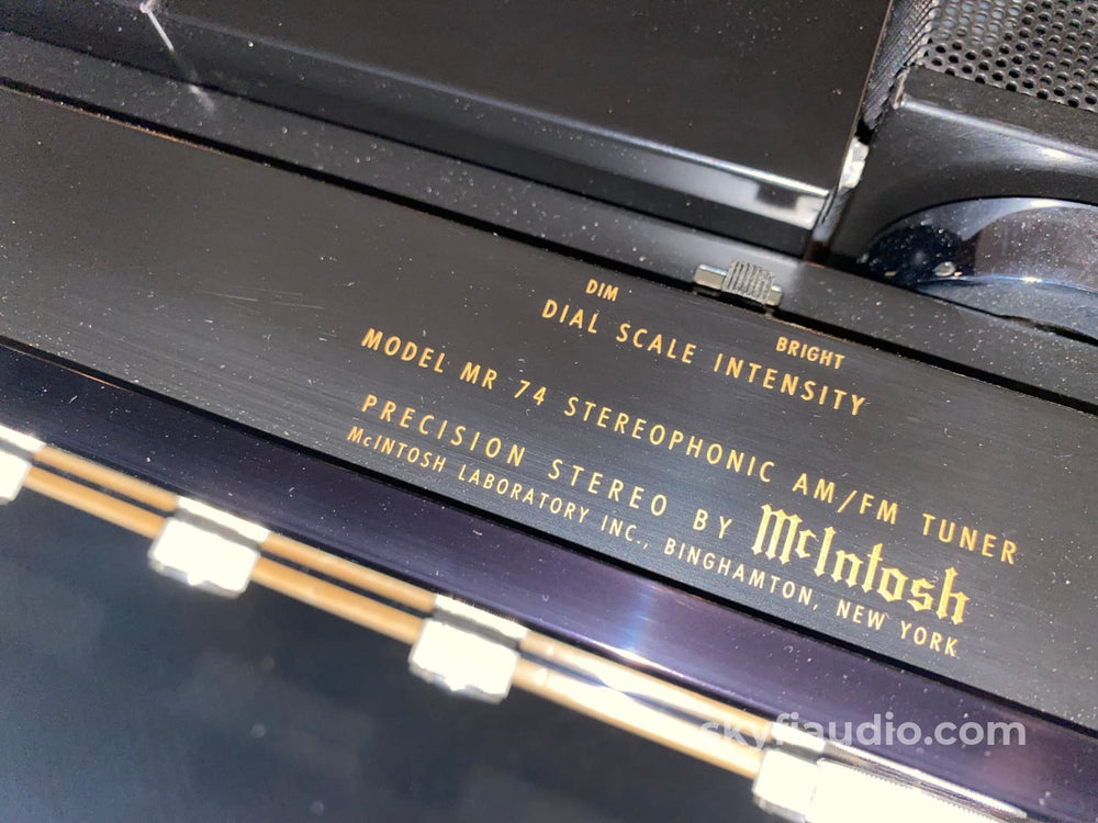 McIntosh MR-74 Vintage AM/FM Tuner - New Glass
