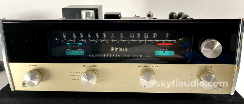 McIntosh MR71 All Tube Analog Tuner - Super Clean – SkyFi Audio