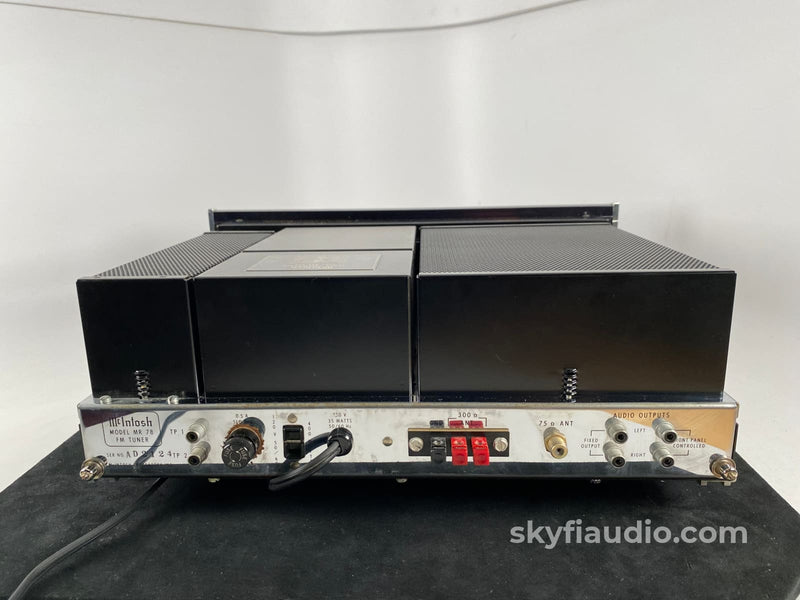 McIntosh MR78 Analog Tuner - The Best from McIntosh – SkyFi Audio