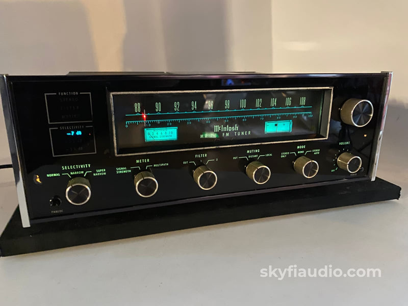 McIntosh MR78 Analog Tuner - The Best from McIntosh