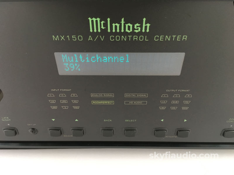 McIntosh MX-150 Flagship Theater Processor – SkyFi Audio