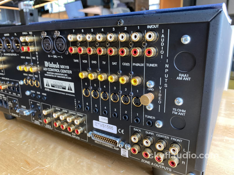 Mcintosh MX119 Home Theater Processor and Preamplifier – SkyFi Audio