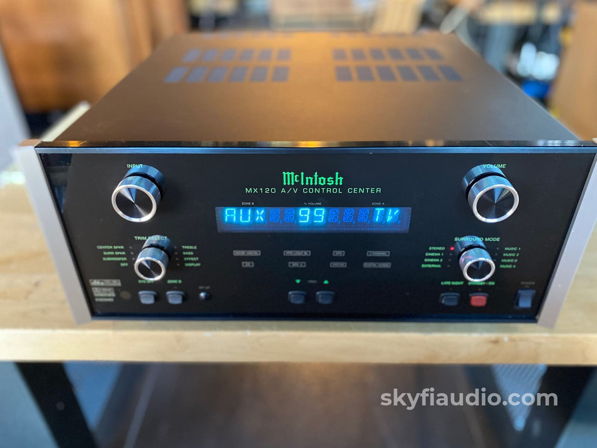 McIntosh MX120 Home Theater Processor w/Dolby Digital, DTS-HD, and Pho