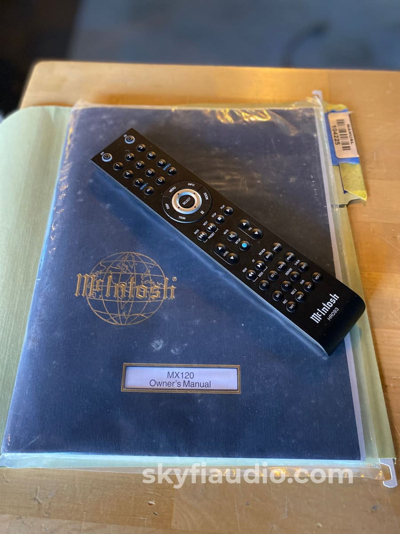 McIntosh MX120 Home Theater Processor w/Dolby Digital, DTS-HD, and Pho