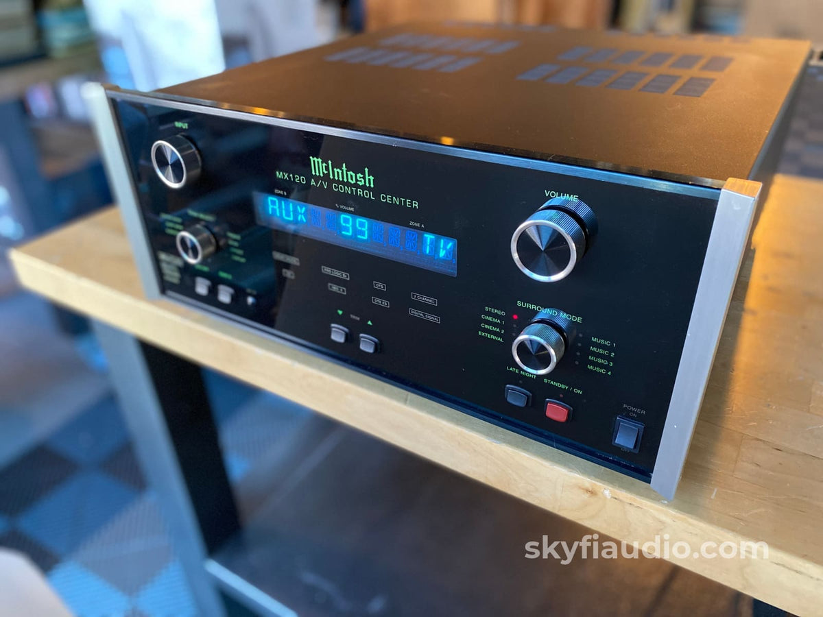 McIntosh MX120 Home Theater Processor w/Dolby Digital, DTS-HD, and Pho