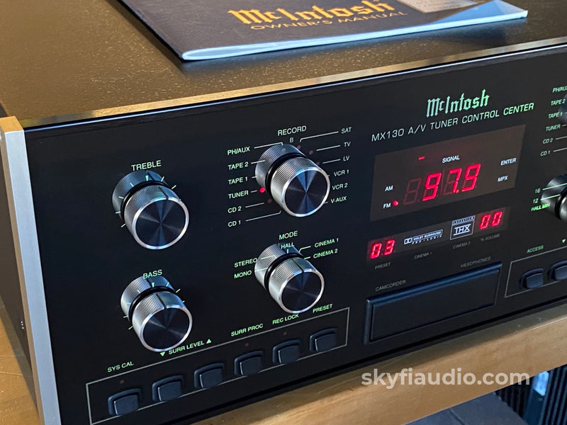 McIntosh MX130 Preamp/Processor With Tuner And Phono – SkyFi Audio